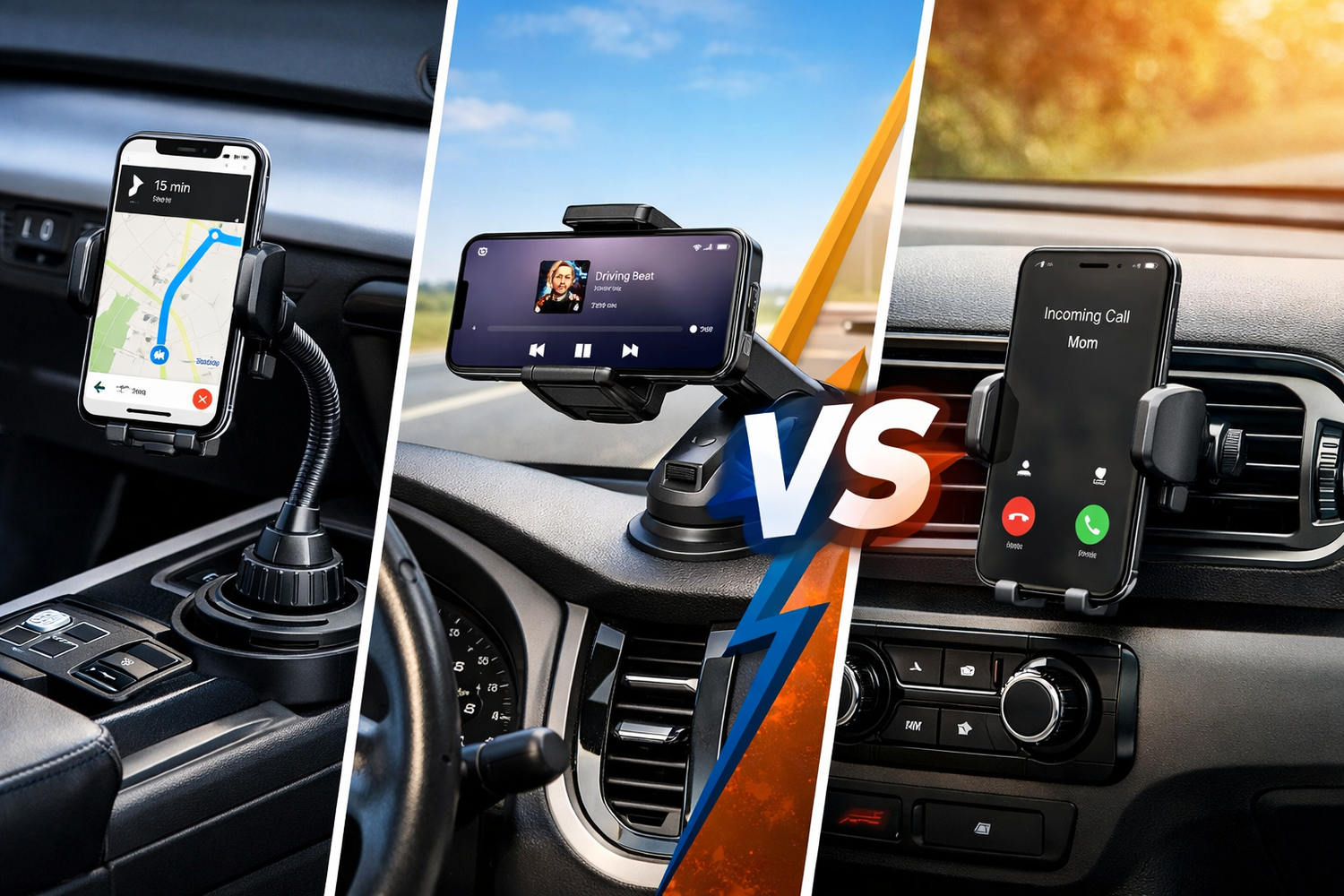 Cup Holder Phone Mount vs Other Car Phone Holders: Which Works Best ...